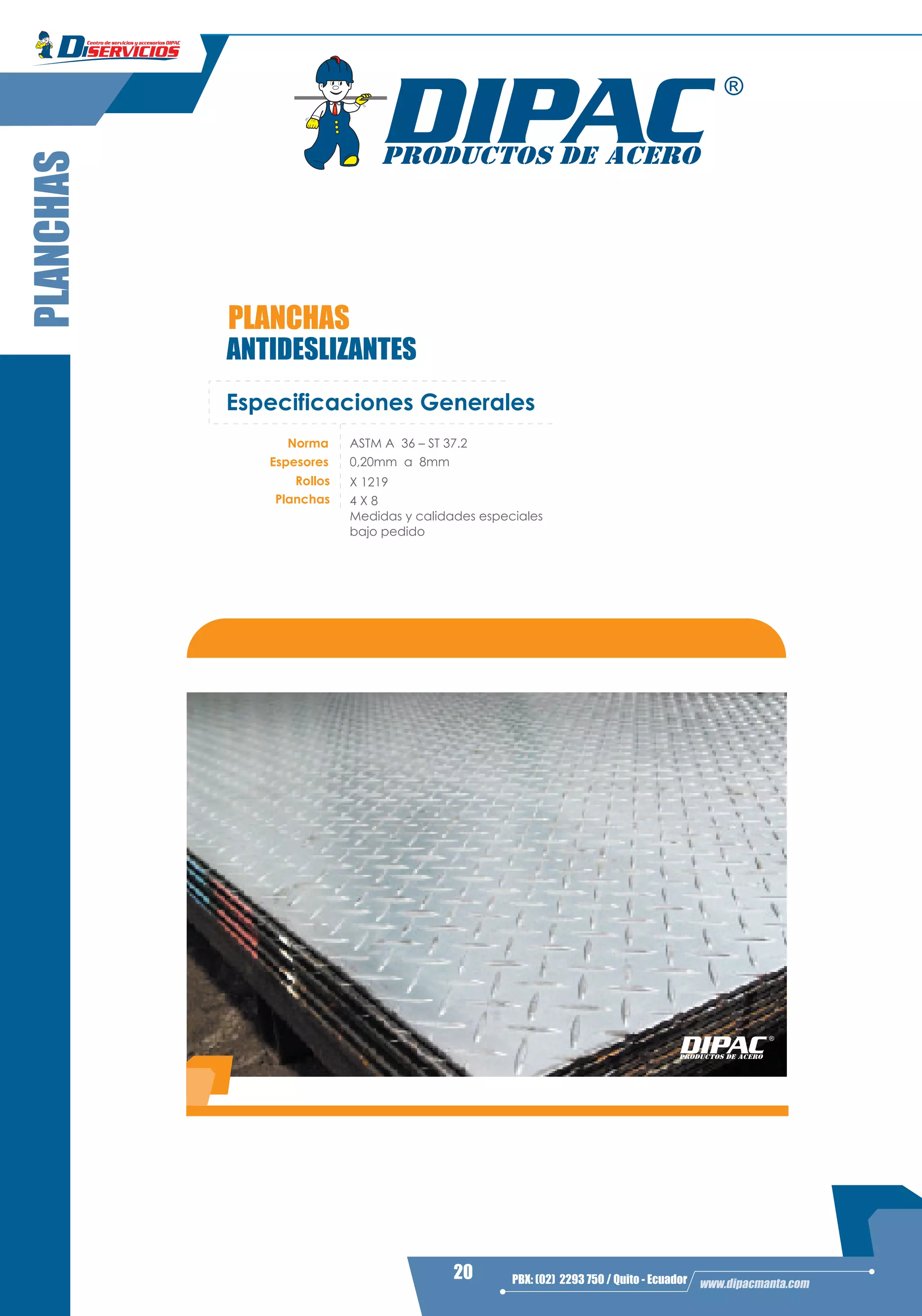 Catalogo acero dipac | PDF