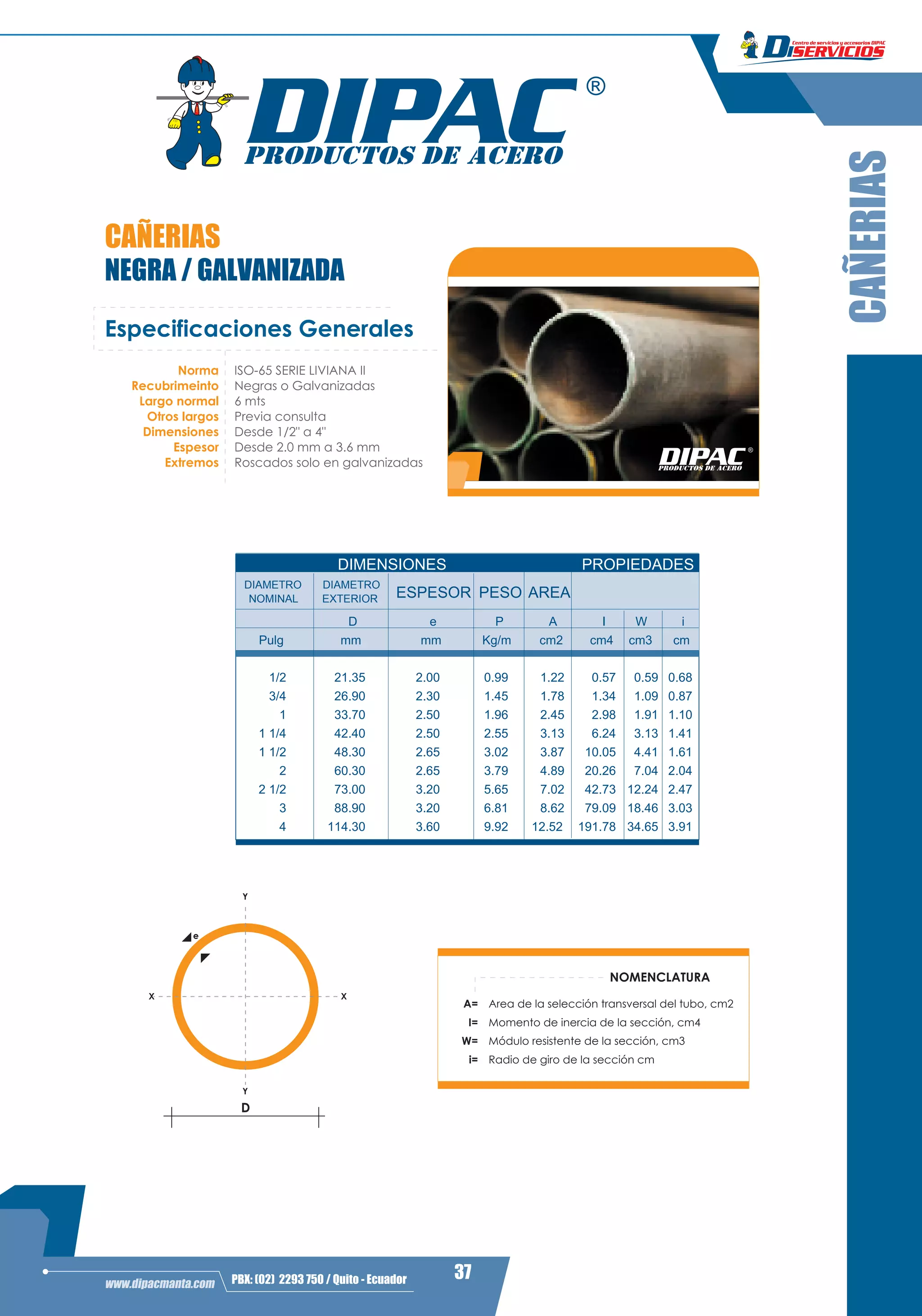 Catalogo acero dipac | PDF