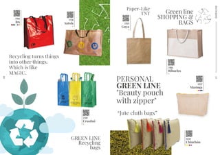 Catalogo Gadget Ecologici Personalizzati | PPT