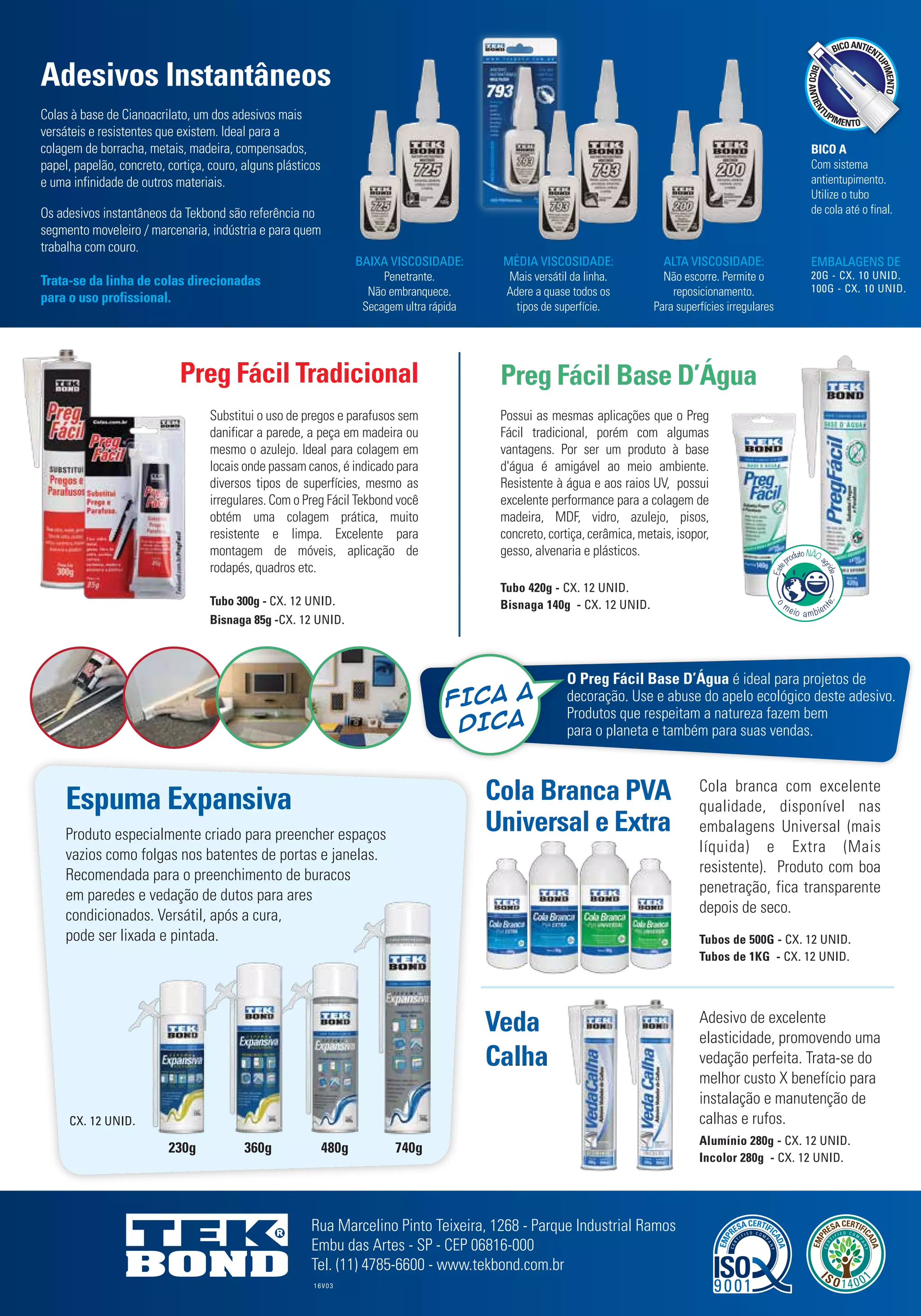 Catalogo Tek Bond | PDF
