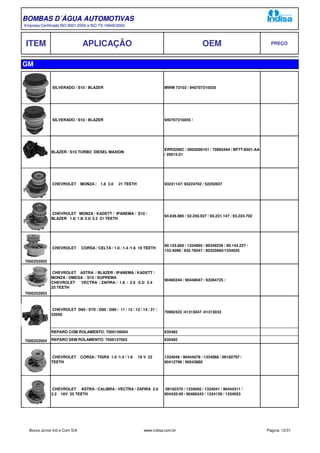 Catalogo bomba dagua INDISA | PDF