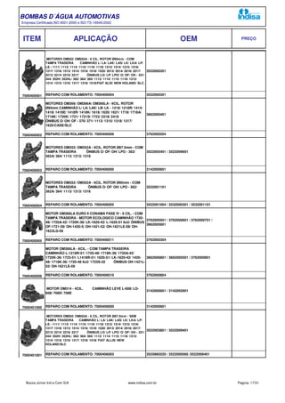 Catalogo bomba dagua INDISA | PDF