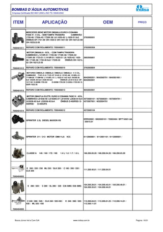 Catalogo bomba dagua INDISA | PDF
