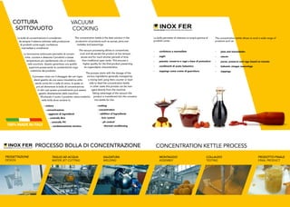 Vacuum concentration kettles Inox-Fer | PDF