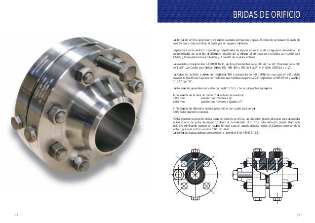 Catalogo bridas