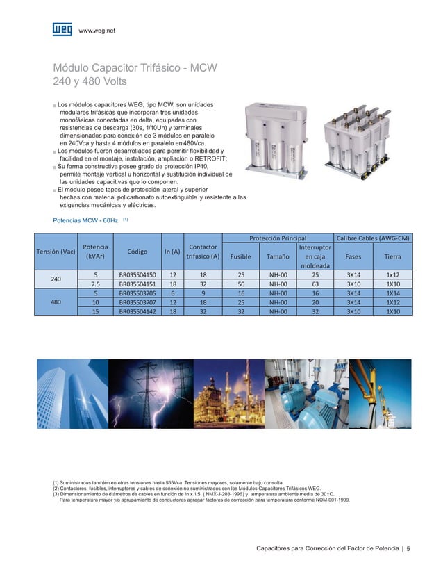 Catalogo capacitores weg | PDF