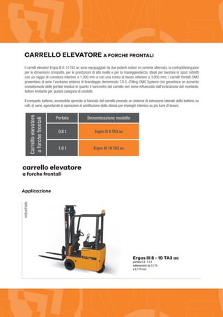OMG CARRELLI ELEVATORI STANDARD BROCHURE | PDF