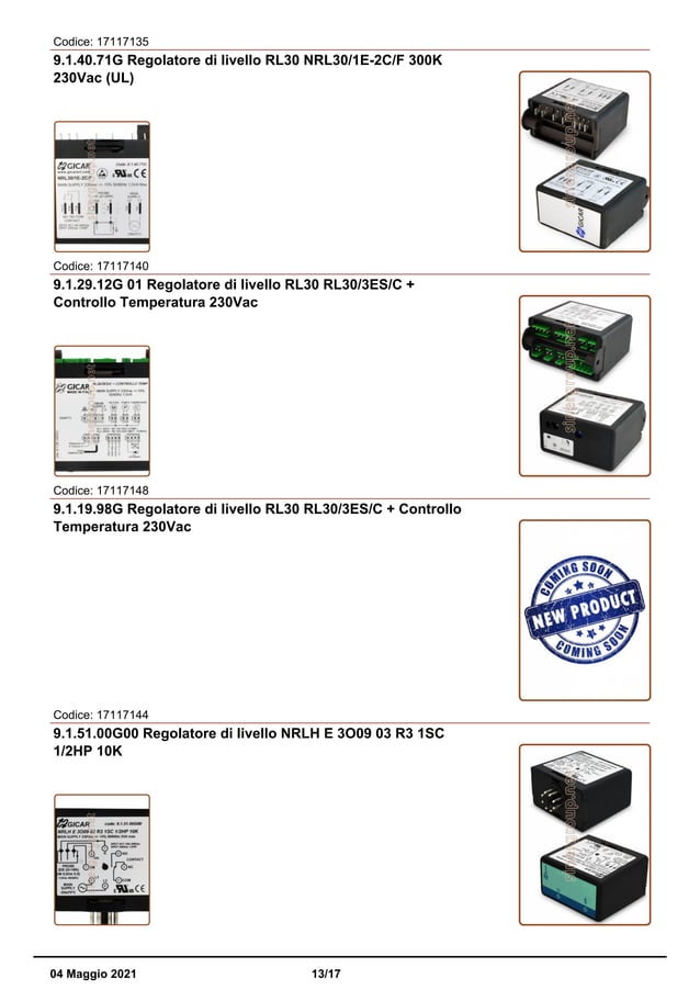 Centraline di controllo catalogo | PDF