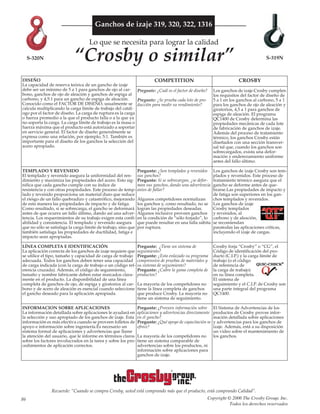 Catalogo crosby hooks y swivels (ganchos) | PDF