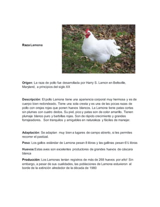 Catalogo de aves unido | DOCX