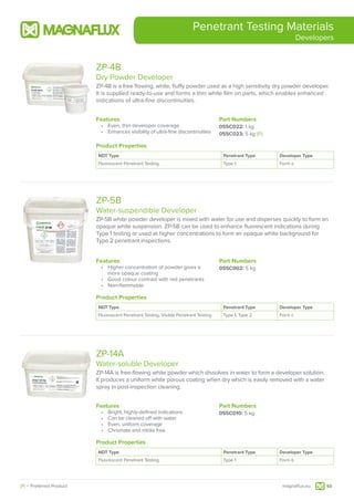 Catalogo de magnaflux de equipos y accesorios | PDF