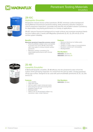 Catalogo de magnaflux de equipos y accesorios | PDF