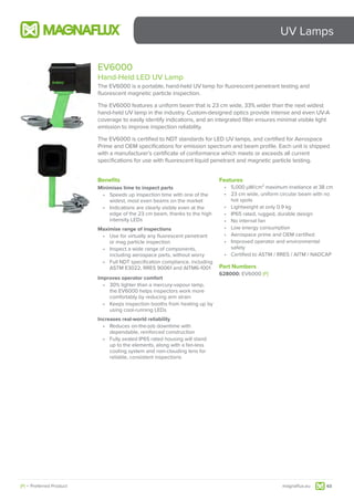 Catalogo de magnaflux de equipos y accesorios | PDF