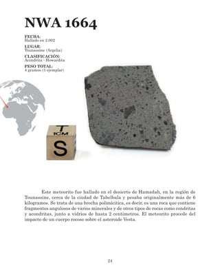 Catálogo de meteoritos museo geominero2013 | PDF