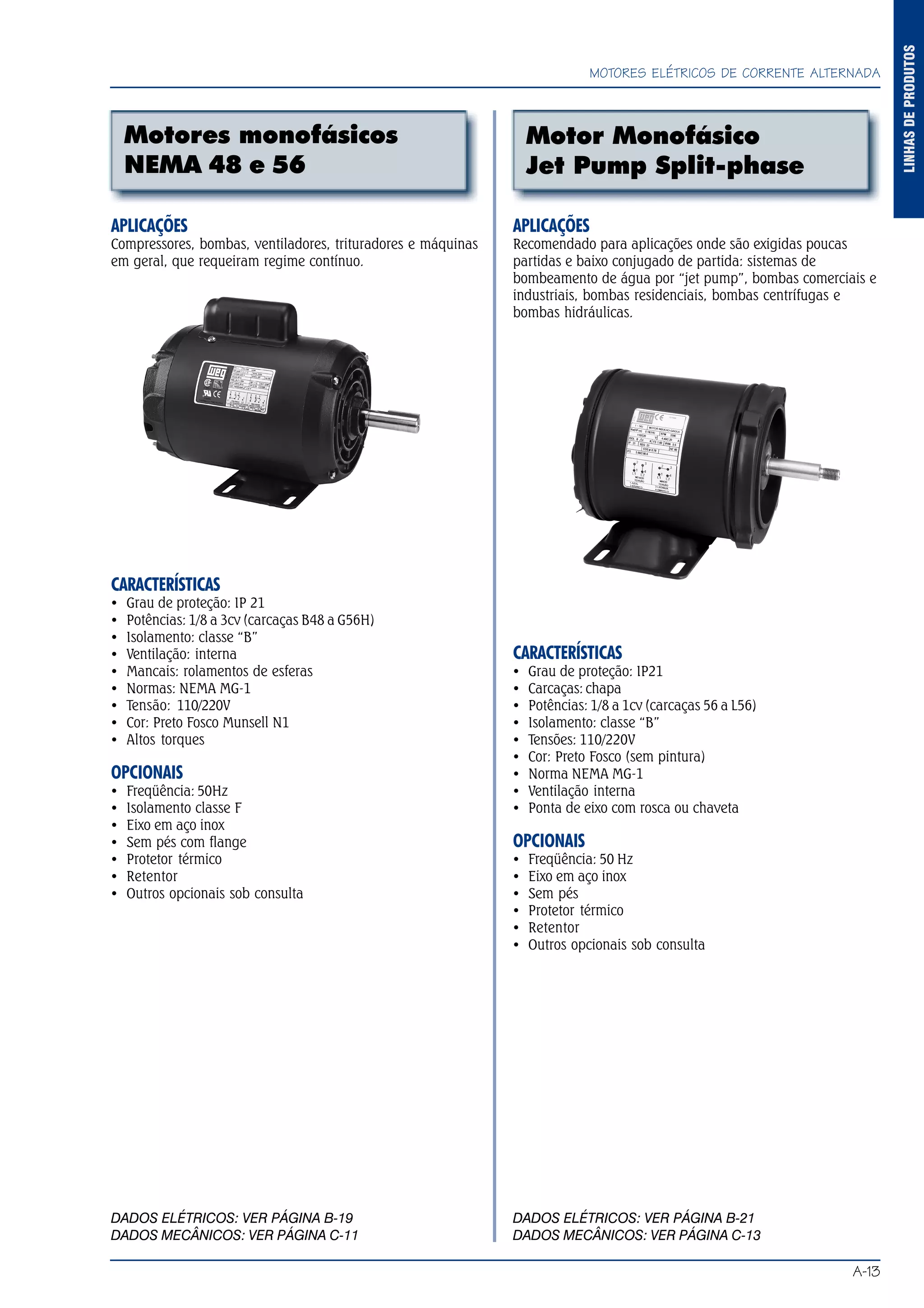 Catalogo de motores weg | PDF