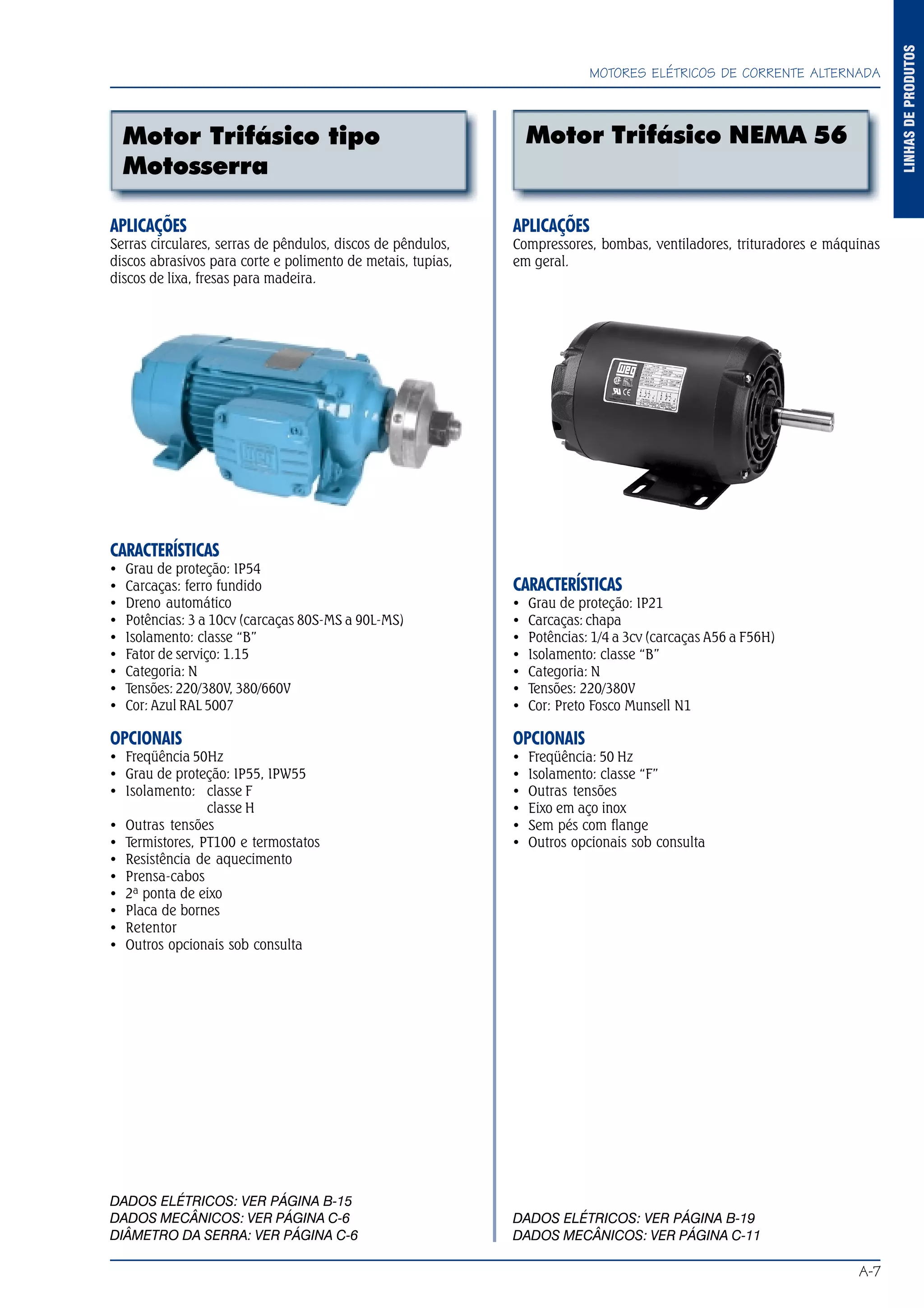 Catalogo de motores weg | PDF