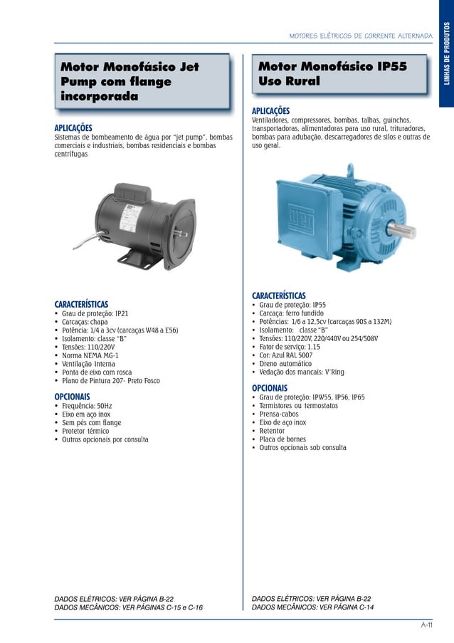 Catalogo de motores weg | PDF