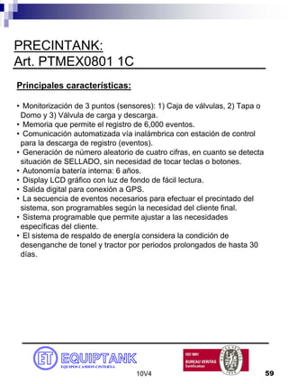 Catalogo de partes EQUIPTANK | PDF