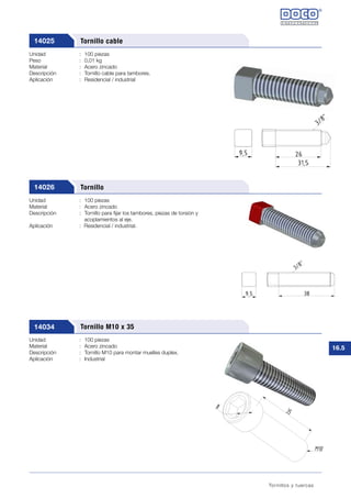 Catalogo de pernos | PDF