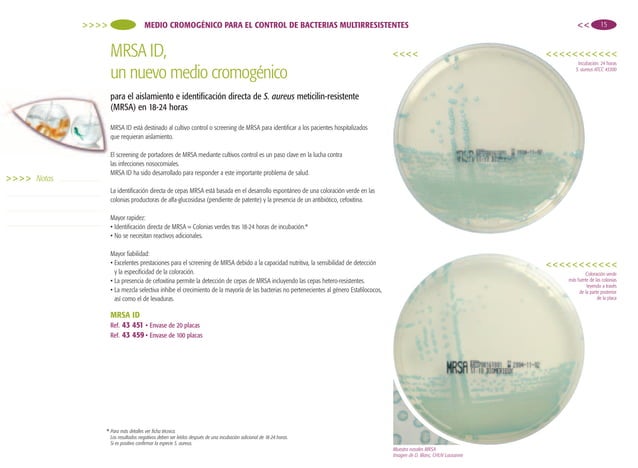 bioMérieux - Catalogo de placas y medios de cultivo | PDF