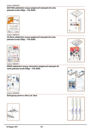 Depliants & Gadget catalogo | PDF