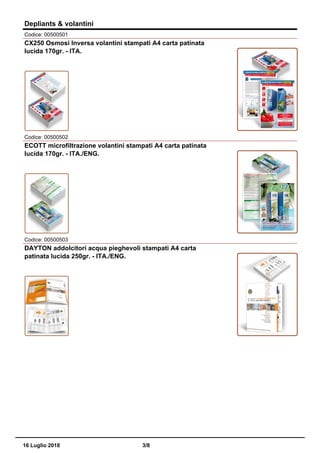 Depliants e volantini catalogo | PDF