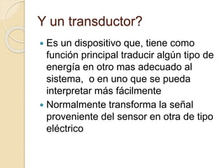 Catalogo de transductores y sensores | PPTX