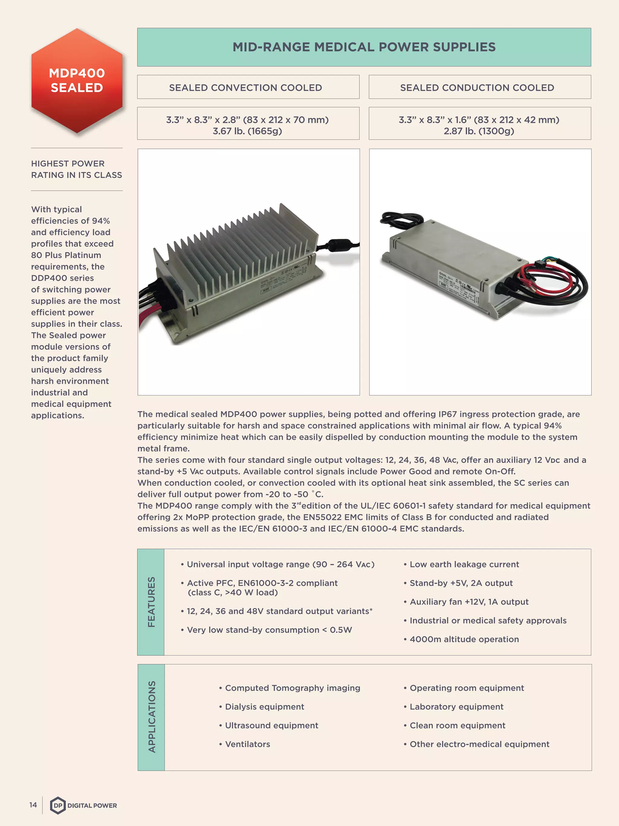 EFORE DP: embedded power supply units for Industrial, Medical & Automation channel | PDF