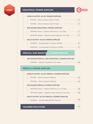 EFORE DP: embedded power supply units for Industrial, Medical & Automation channel | PDF