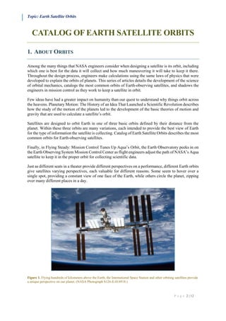 Catalog of Earth Satellite Orbits_2017 | PDF