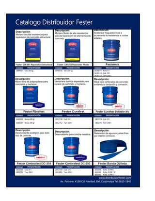 Catalogo Fester 2018 | PDF