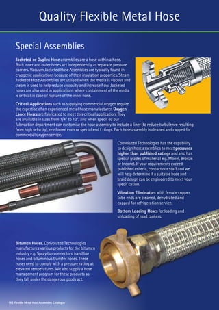 Mangueras Metálicas Flexibles | PDF