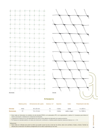Catalogo fibras plasticas baja | PDF