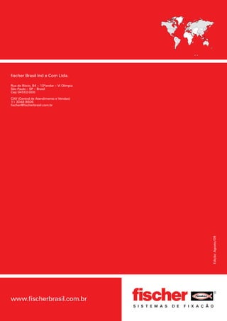 Catalogo fischer chumbadores quimicos para concreto | PDF