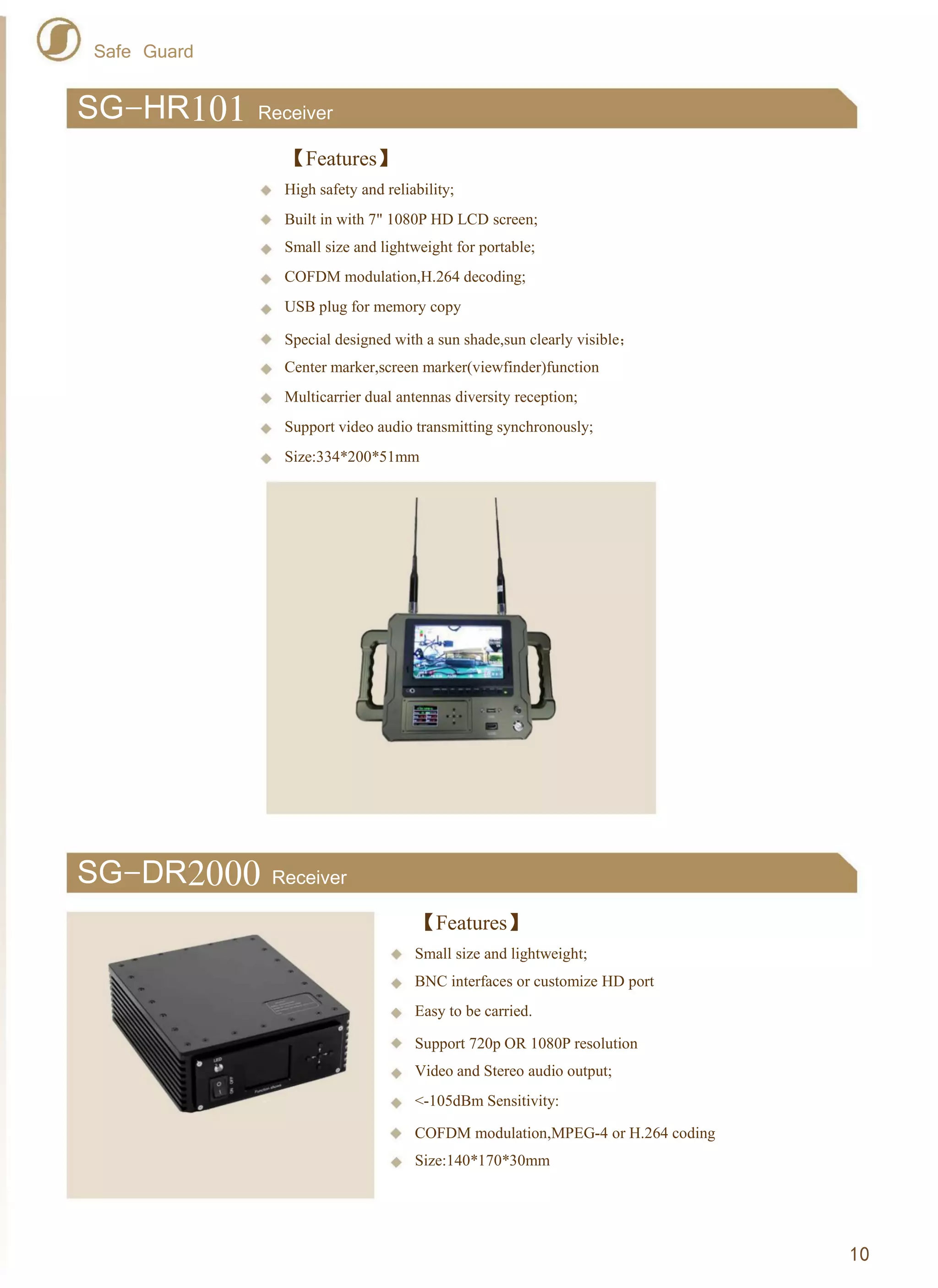 Catalog of military cofdm wireless communication system | PDF