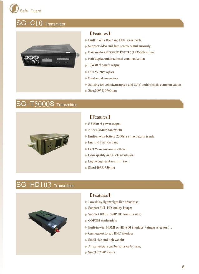 Catalog of military cofdm wireless communication system | PDF