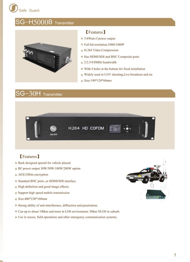 Catalog of military cofdm wireless communication system | PDF