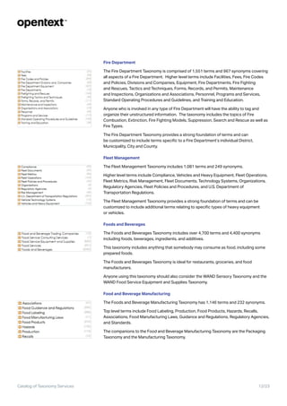 OpenText Taxonomy Catalog & Services | PDF