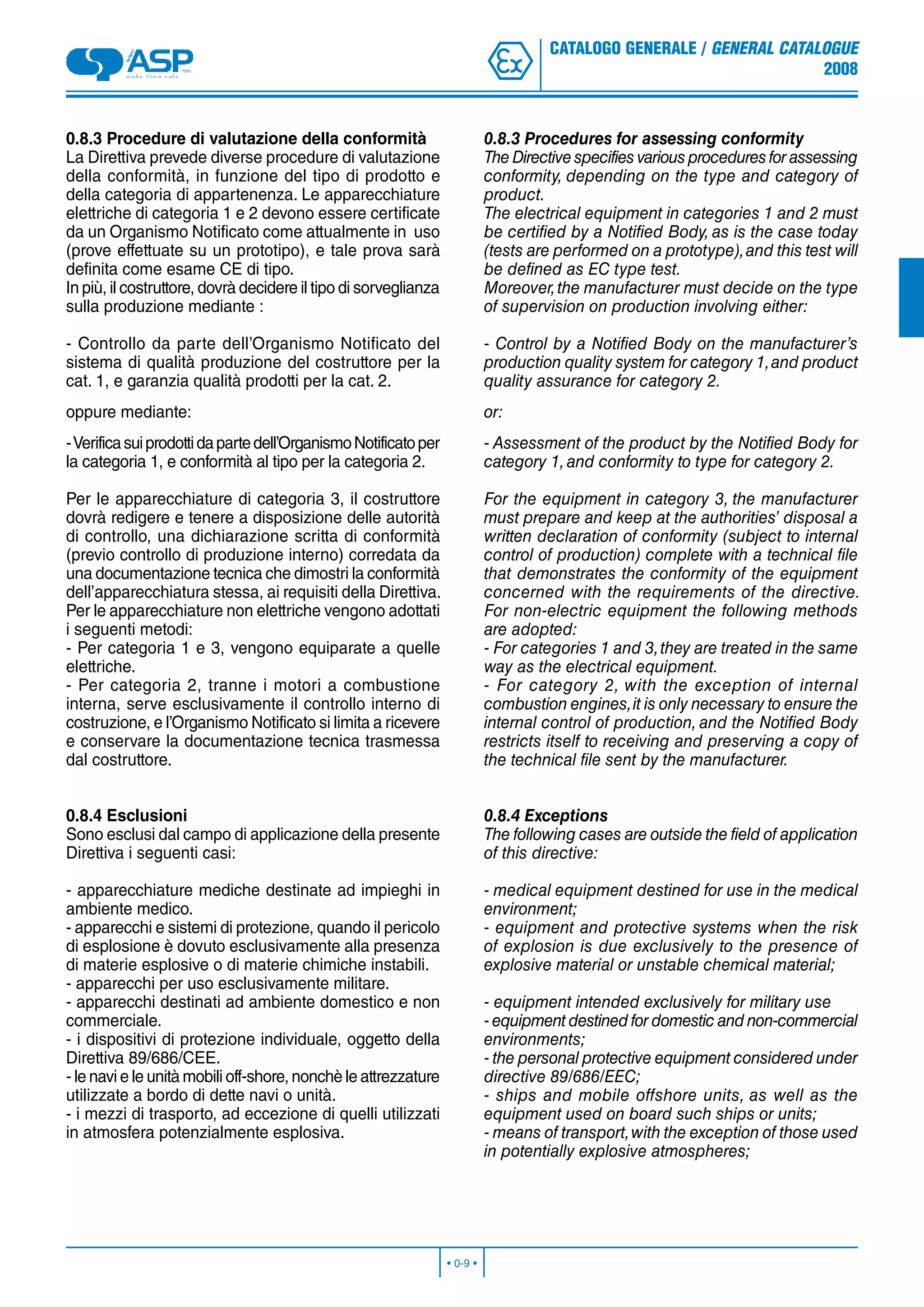 Nuova ASP - General Catalogue 2008 | PDF
