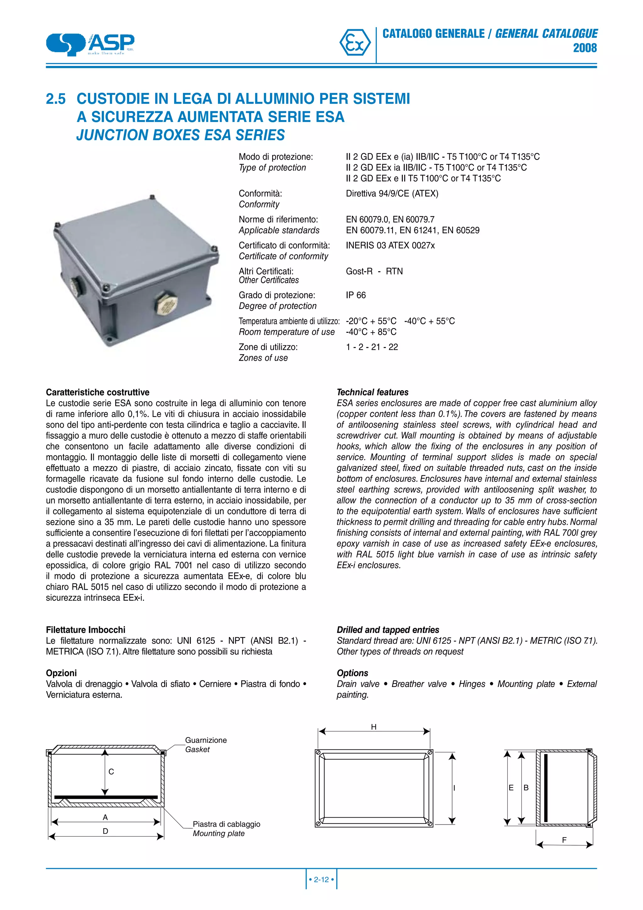 Nuova ASP - General Catalogue 2008 | PDF