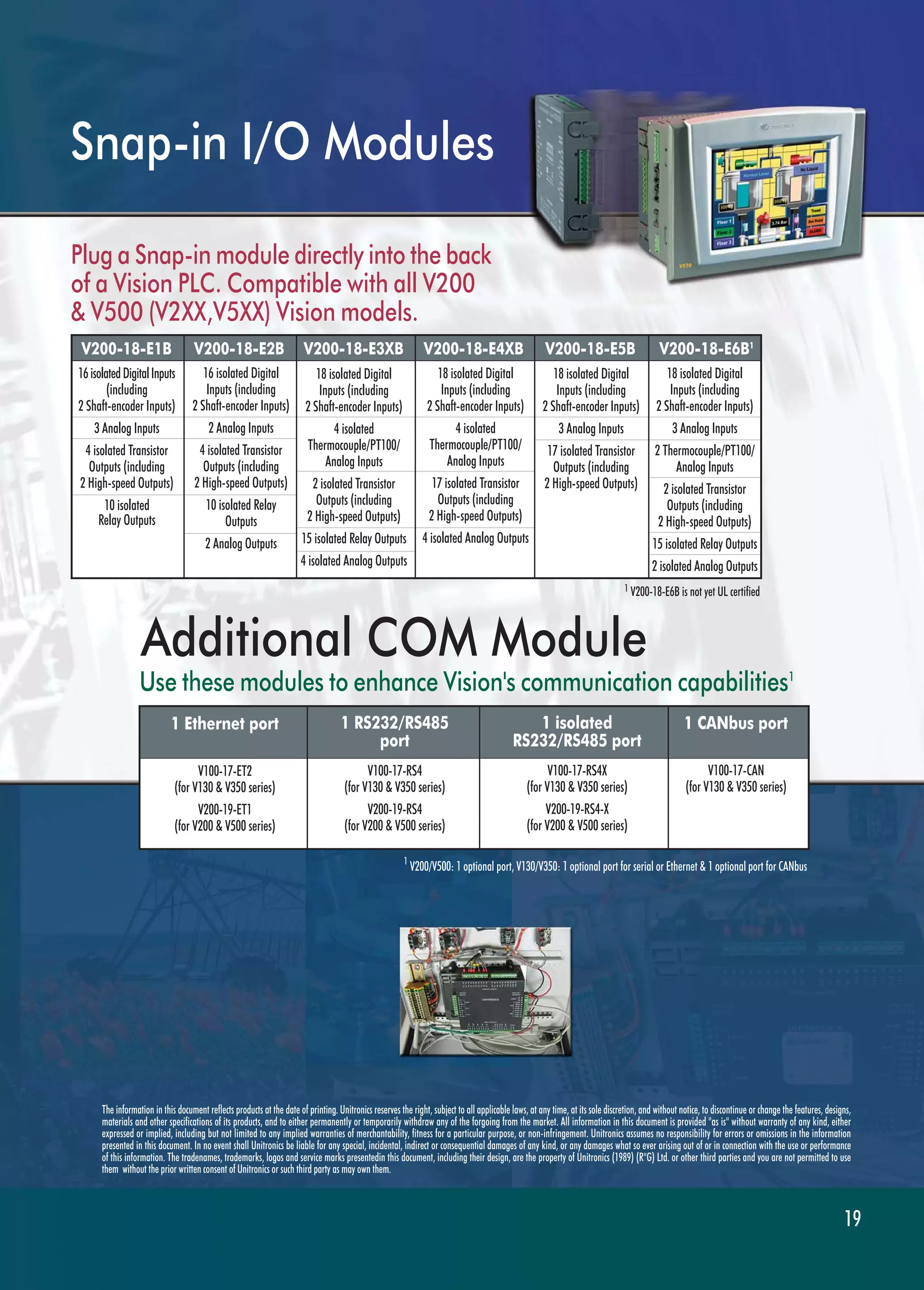 Catalogo general unitronics 2010 | PDF