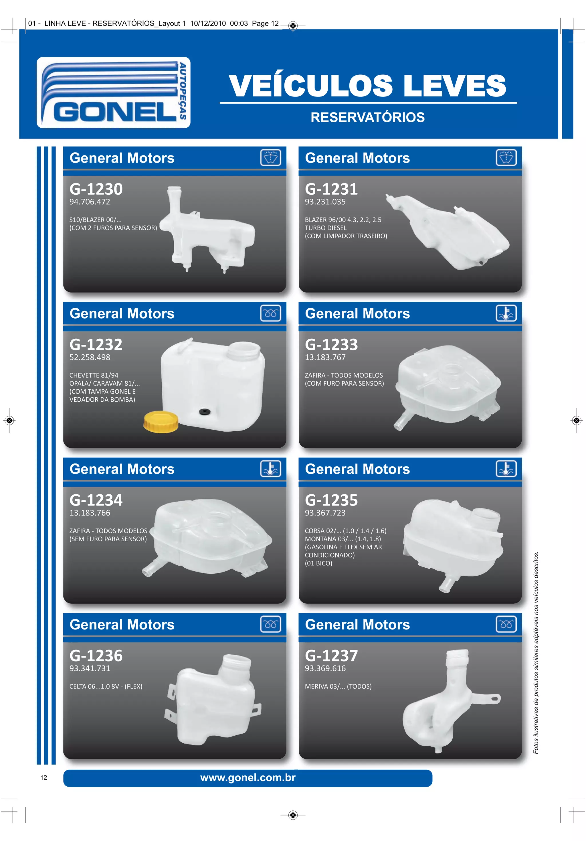 Gonel - Catálogo | PDF