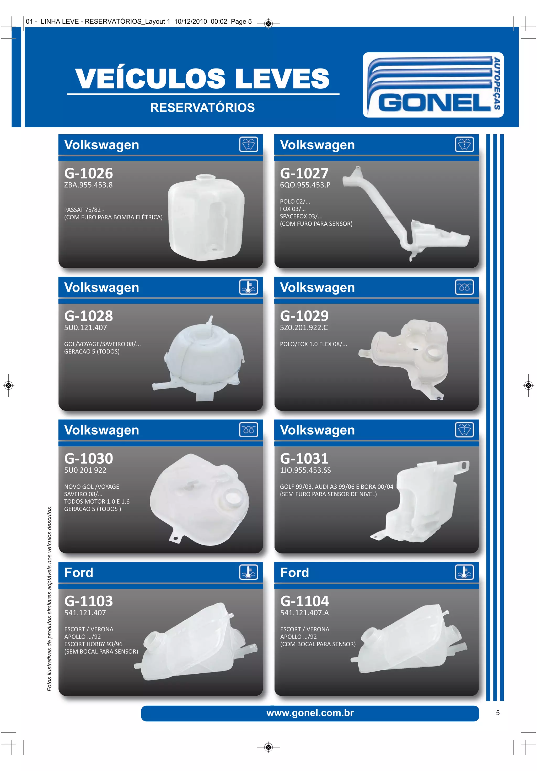 Gonel - Catálogo | PDF