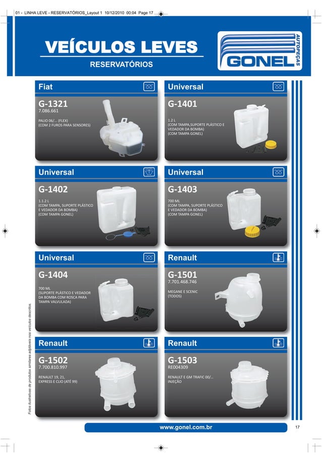 Gonel - Catálogo | PDF