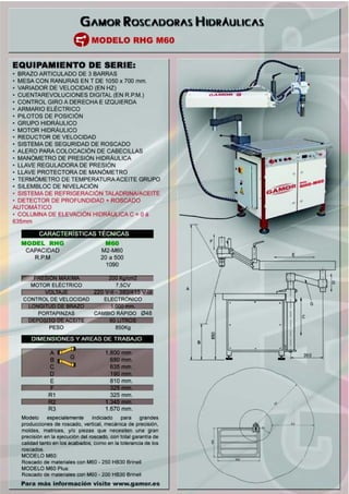 Hydraulic tapping machines GAMOR | PDF