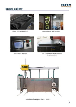 Ultrasonic cleaning machines for industrial sector - DCM Ultrasonic | PDF