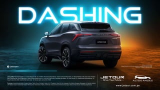 CATÁLOGO JETOUR DASHING CON SUS CARACTERISTICAS | PDF