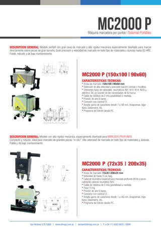 Catalogo micropercusion y rayado Couth 14052018 mail | PDF