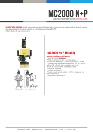 Catalogo micropercusion y rayado Couth 14052018 mail | PDF