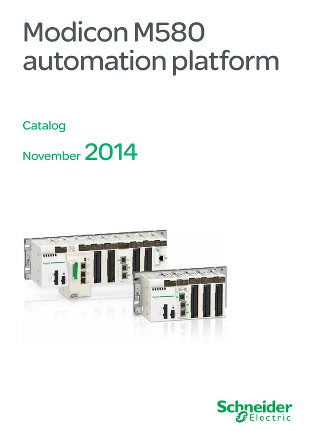 Catalogo modicon m580 2014 | PDF